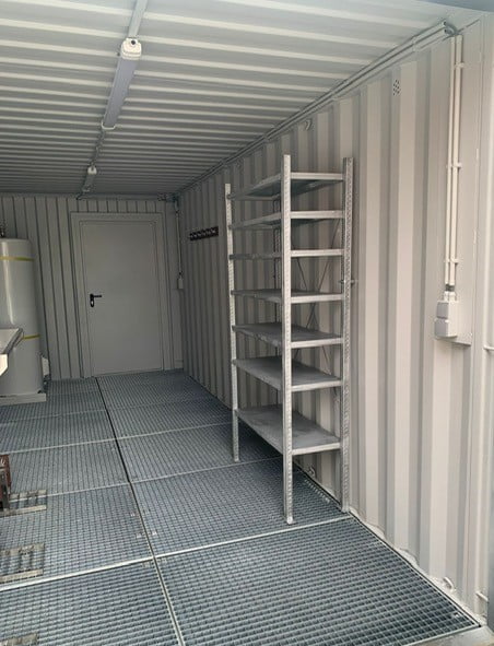 Milieucontainer met lekbak | Ombouw Zeecontainer | CETEM